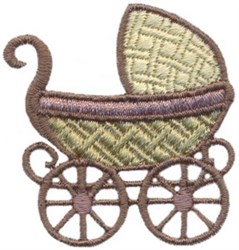 Baby Pram Embroidery Design | EmbroideryDesigns.com