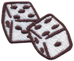 Dice Embroidery Design | EmbroideryDesigns.com