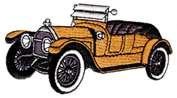 1913 Cole Roadster Embroidery Design | EmbroideryDesigns.com