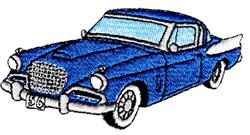 1956 Studebaker Embroidery Design | EmbroideryDesigns.com