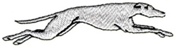 Greyhound Embroidery Design | EmbroideryDesigns.com