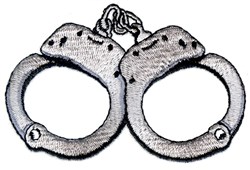 Handcuffs Embroidery Design | EmbroideryDesigns.com