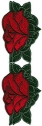Twin Roses Embroidery Design | EmbroideryDesigns.com
