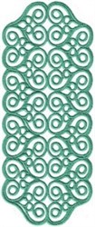 Lacy Rectangle Embroidery Design | EmbroideryDesigns.com