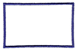 Rectangle Outline Embroidery Design | EmbroideryDesigns.com