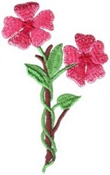 Floral Vine Embroidery Design | EmbroideryDesigns.com