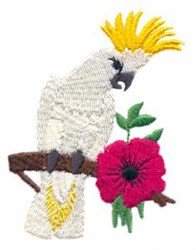 Cockatoo Embroidery Design | EmbroideryDesigns.com
