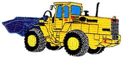 Front End Loader Embroidery Design | EmbroideryDesigns.com