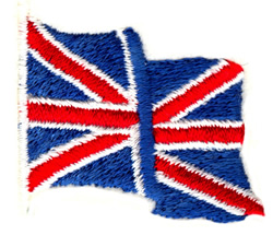Union Jack Flag Embroidery Design | EmbroideryDesigns.com