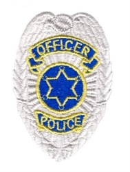 Police Badge Embroidery Design | EmbroideryDesigns.com