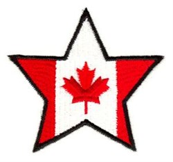 Canadian Flag Embroidery Design | EmbroideryDesigns.com