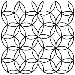 Mitsuba Sashiko Embroidery Design | EmbroideryDesigns.com