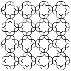 Juji-hanazashi Sashiko Embroidery Design | EmbroideryDesigns.com