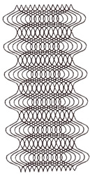Water Ripples Sashiko Embroidery Design | EmbroideryDesigns.com