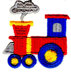 Train Engine Embroidery Design | EmbroideryDesigns.com