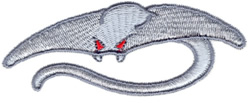 Manta Ray Embroidery Design | EmbroideryDesigns.com