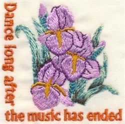 Dance Embroidery Design | EmbroideryDesigns.com