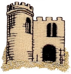 Castle Embroidery Design | EmbroideryDesigns.com