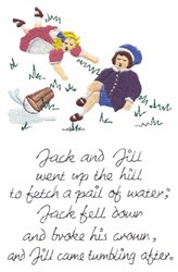 Jack and Jill Embroidery Design | EmbroideryDesigns.com