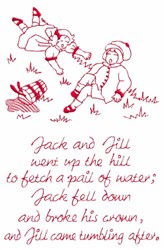 Jack and Jill Embroidery Design | EmbroideryDesigns.com