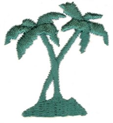 Palm Trees Embroidery Design | EmbroideryDesigns.com