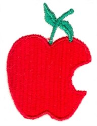Apple Embroidery Design | EmbroideryDesigns.com