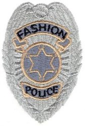 Fashion Police Embroidery Design | EmbroideryDesigns.com