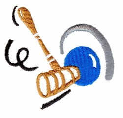 Croquet Embroidery Design | EmbroideryDesigns.com
