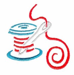 Needle and Thread Embroidery Design | EmbroideryDesigns.com
