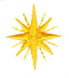 Mini North Star Embroidery Design | EmbroideryDesigns.com