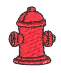 Mini Fire Hydrant Embroidery Design | EmbroideryDesigns.com