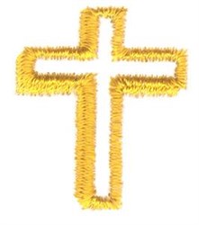 Mini Cross Embroidery Design | EmbroideryDesigns.com
