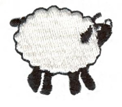 Mini Sheep Embroidery Design | EmbroideryDesigns.com