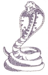 Cobra Embroidery Design | EmbroideryDesigns.com