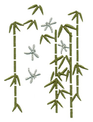 Bamboo Embroidery Design | EmbroideryDesigns.com