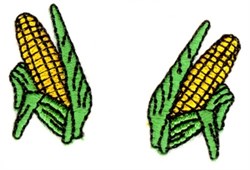 Corn Cobs Embroidery Design | EmbroideryDesigns.com