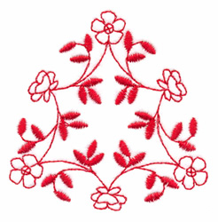 Floral Ring Embroidery Design | EmbroideryDesigns.com