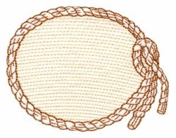 Lasso Rope Embroidery Design | EmbroideryDesigns.com