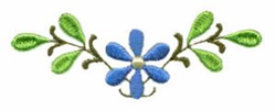 Jeweled Flourish Embroidery Design | EmbroideryDesigns.com