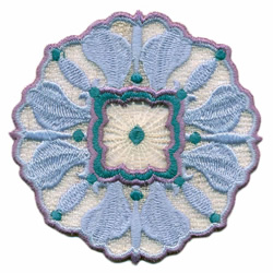 Lace Medallion Embroidery Design | EmbroideryDesigns.com