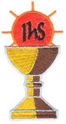 Chalice Embroidery Design | EmbroideryDesigns.com