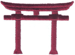 Shintoism Symbol Embroidery Design | EmbroideryDesigns.com