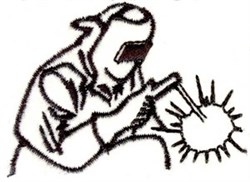 Welder Embroidery Design | EmbroideryDesigns.com