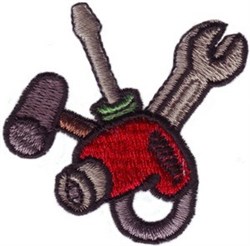 Mechanics Tools Embroidery Design | EmbroideryDesigns.com
