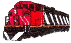 Train Engine Embroidery Design | EmbroideryDesigns.com