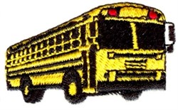 School Bus Embroidery Design | EmbroideryDesigns.com