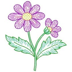 Heirloom Flowers Embroidery Design | EmbroideryDesigns.com