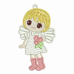 FSL Angel Bride Embroidery Design | EmbroideryDesigns.com