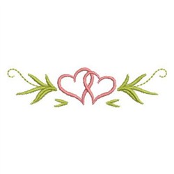 Entwined Hearts Embroidery Design | EmbroideryDesigns.com