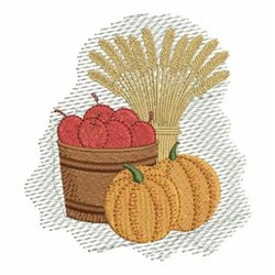 Farm Life Harvest Embroidery Design | EmbroideryDesigns.com